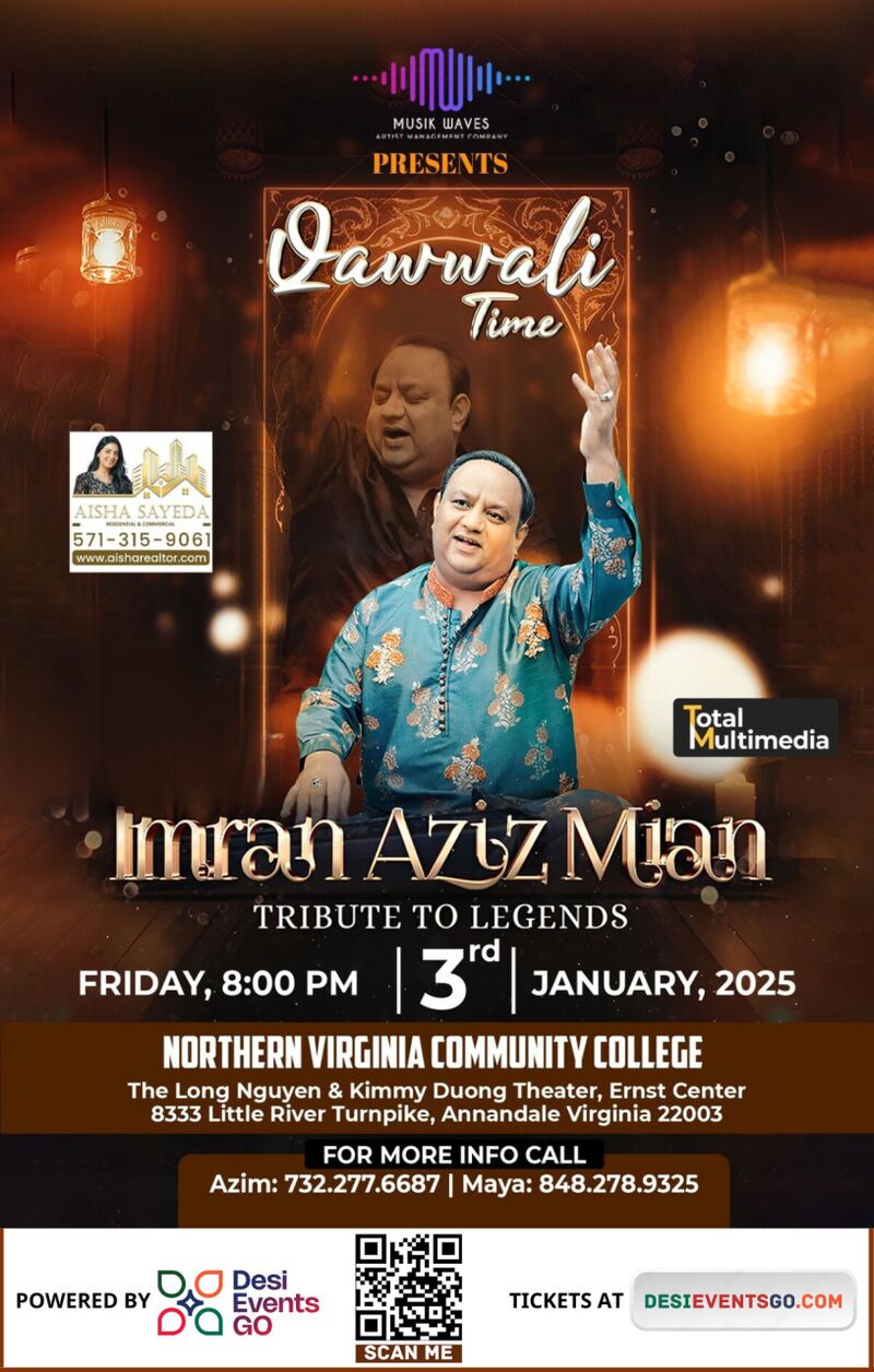 Qawwali with Imran Aziz Mian | Desi Events GO